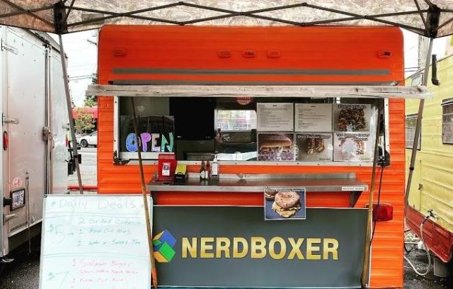 NERDBOXER Food Cart - Food Cart Schedule - American, Breakfast and ...